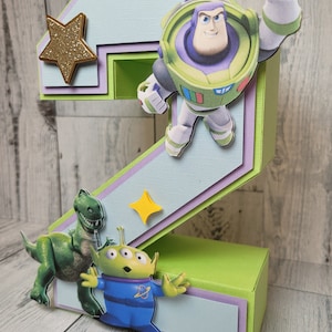 Buzz Lightyear 3D Letters (customizable) - Etsy