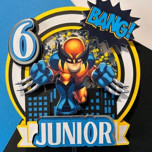 Wolverine Cake Topper (3D) - Etsy