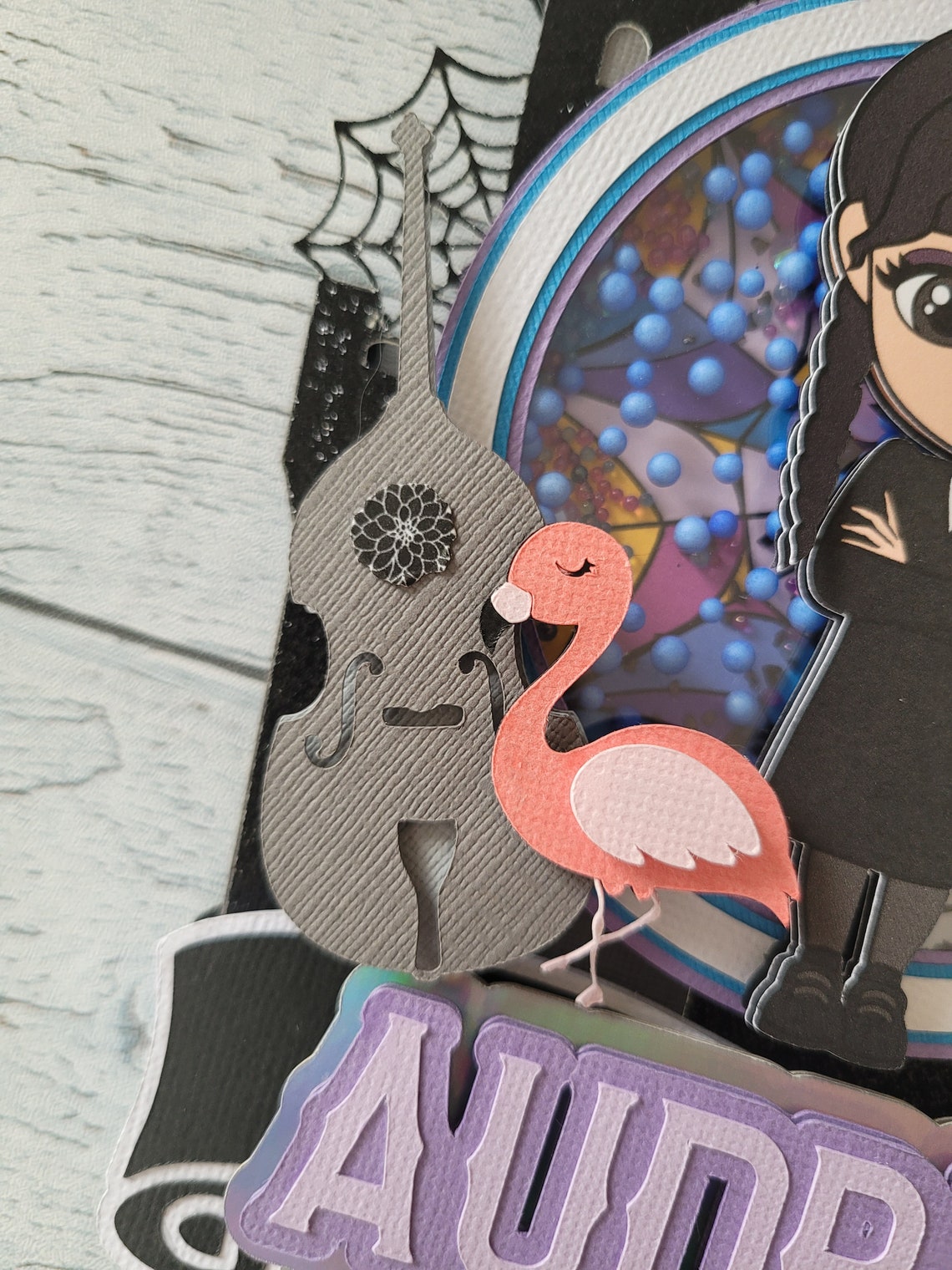 Wednesday Addams Cake Topper - Etsy