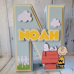 Charlie Brown 3D Letters - Etsy