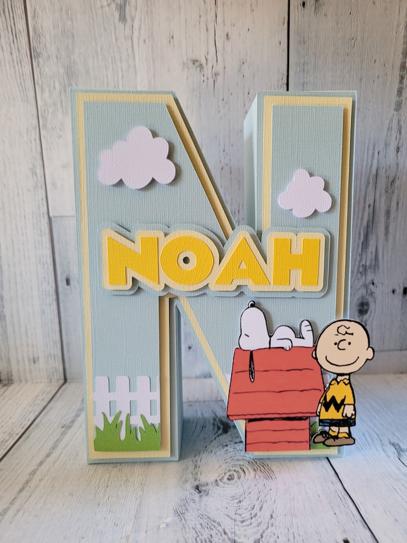 Charlie Brown 3D Letters - Etsy