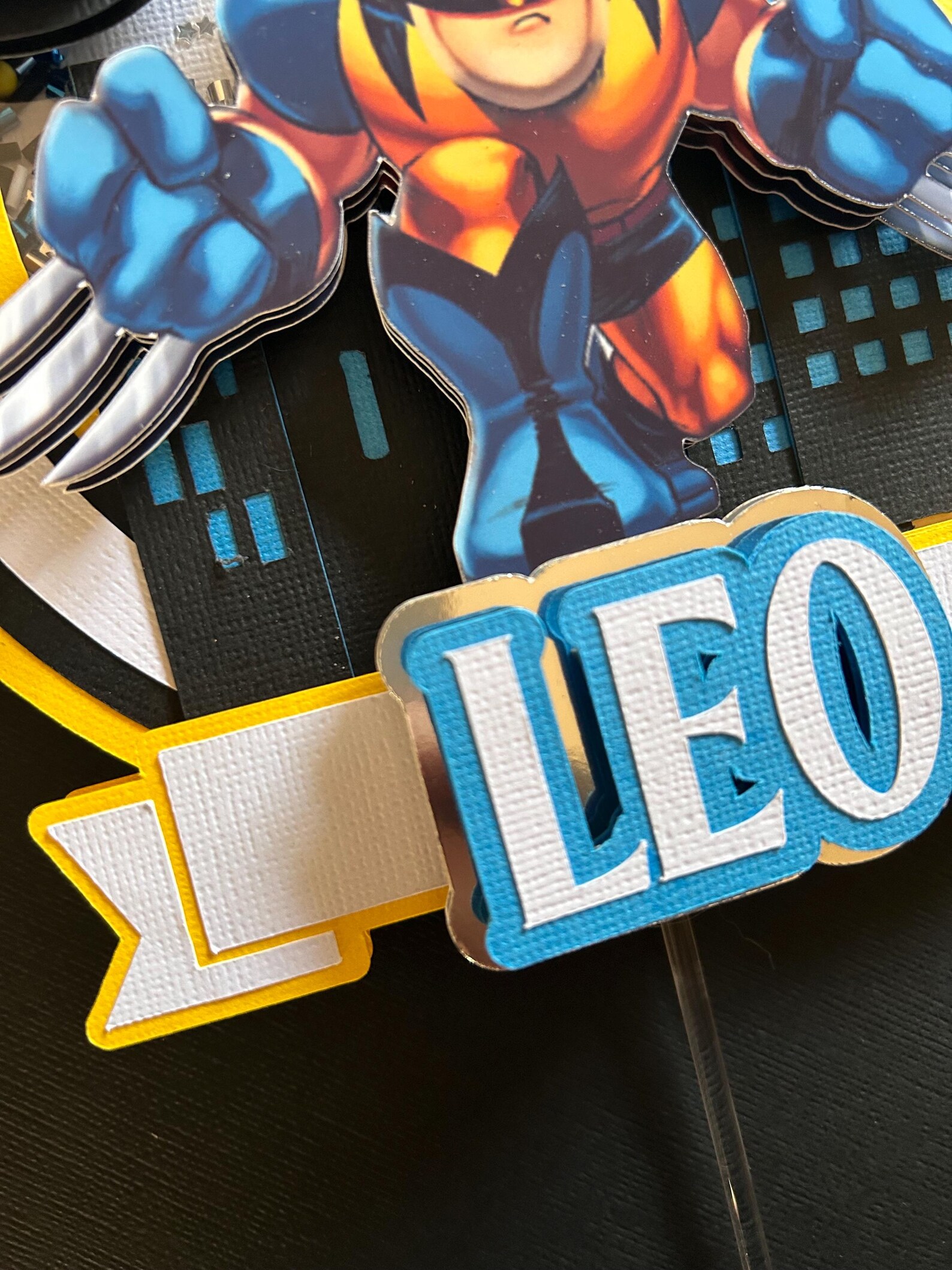 Wolverine Cake Topper (3D) - Etsy