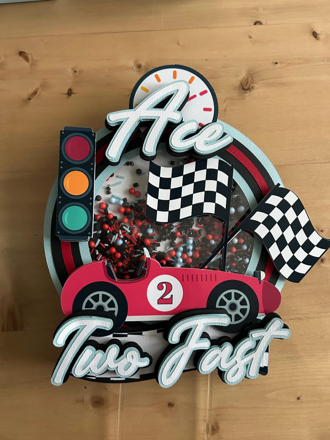 Two Fast, Fast One Cake Topper - Etsy