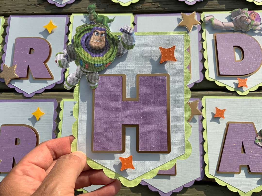 Buzz Lightyear Birthday Banner - Etsy