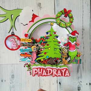 Grinch Cake Topper - Etsy