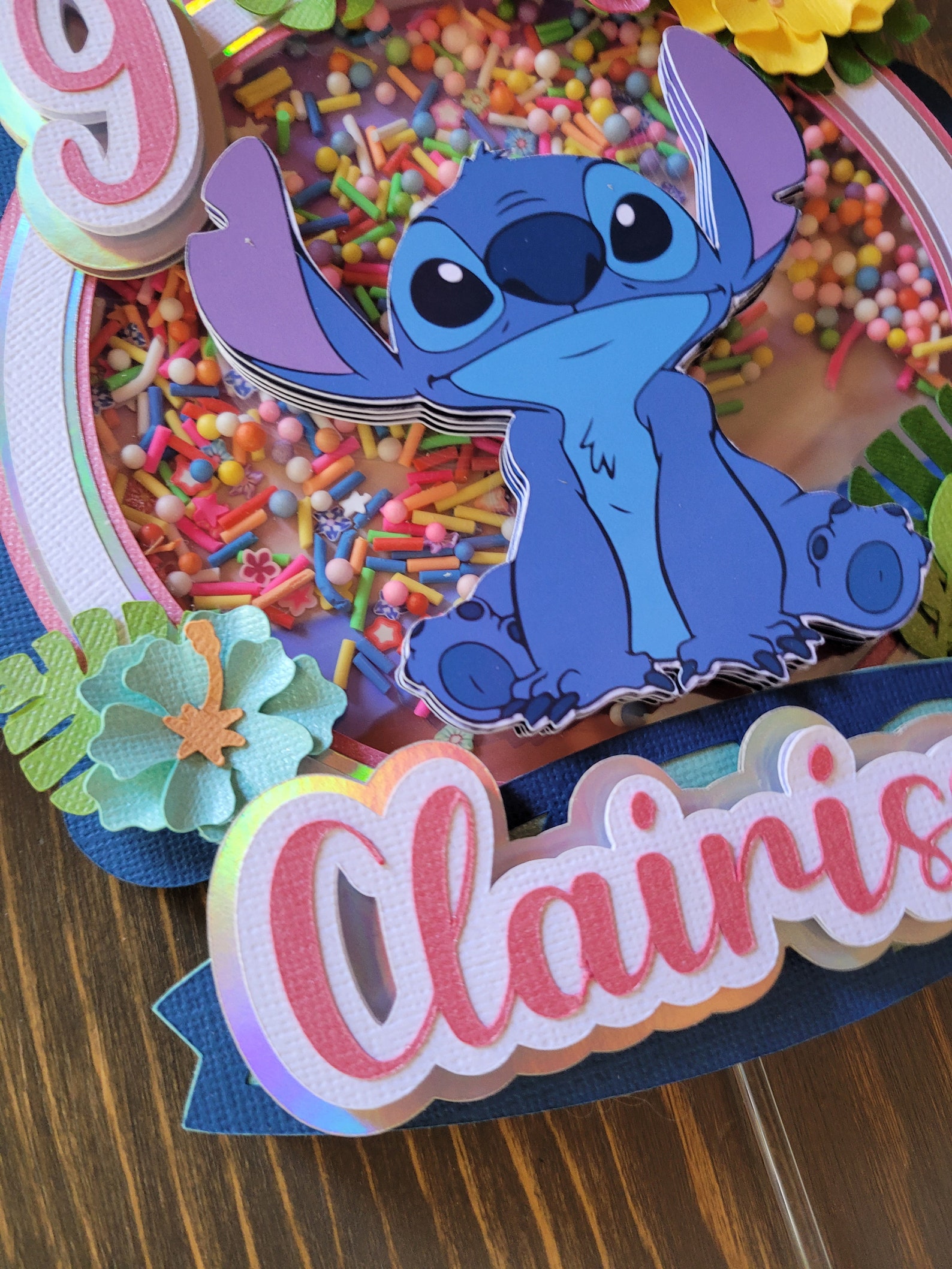 Lilo and Stitch Shaker Cake Topper - Etsy