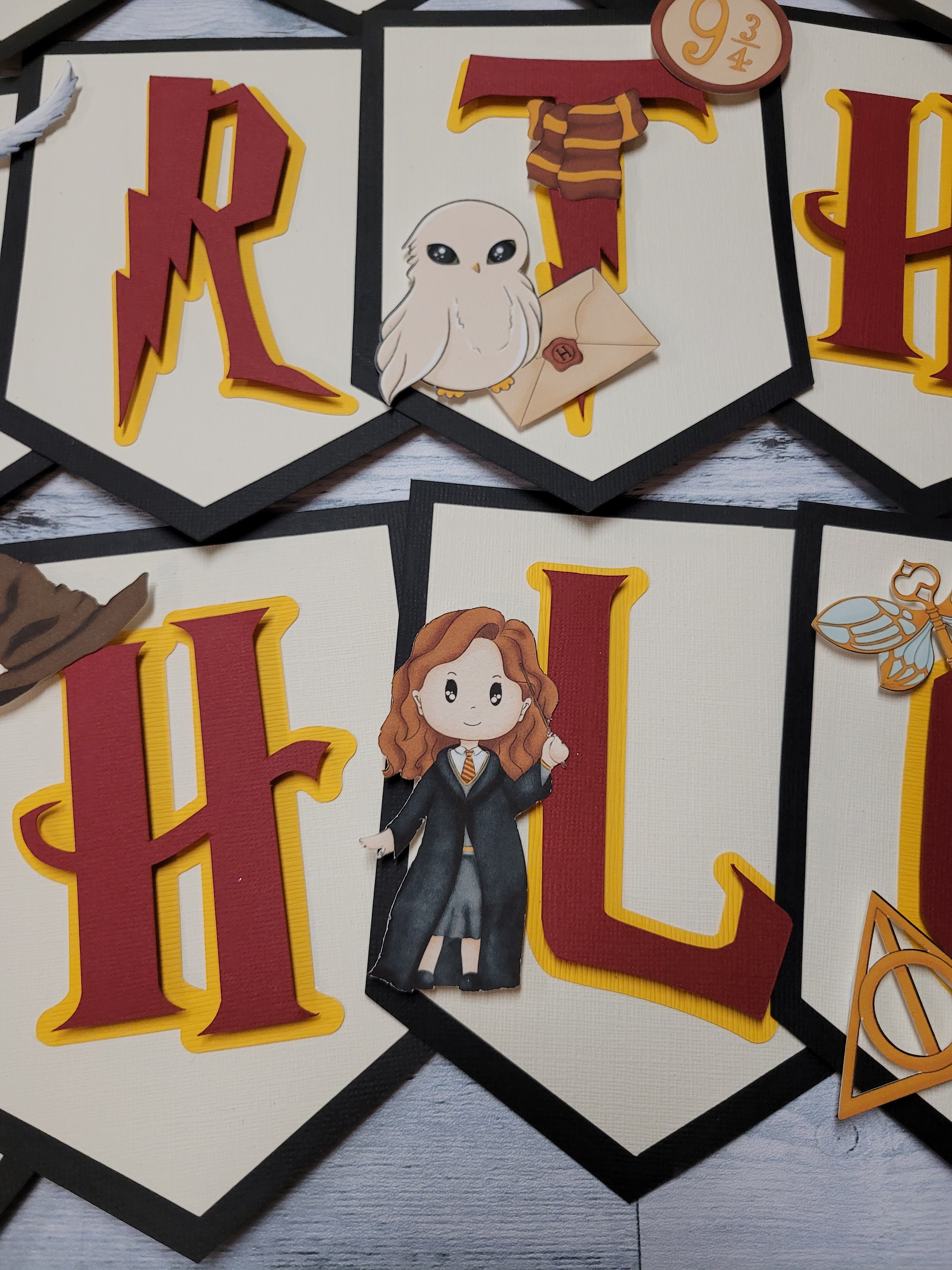Wizard Banner (3D) - Etsy