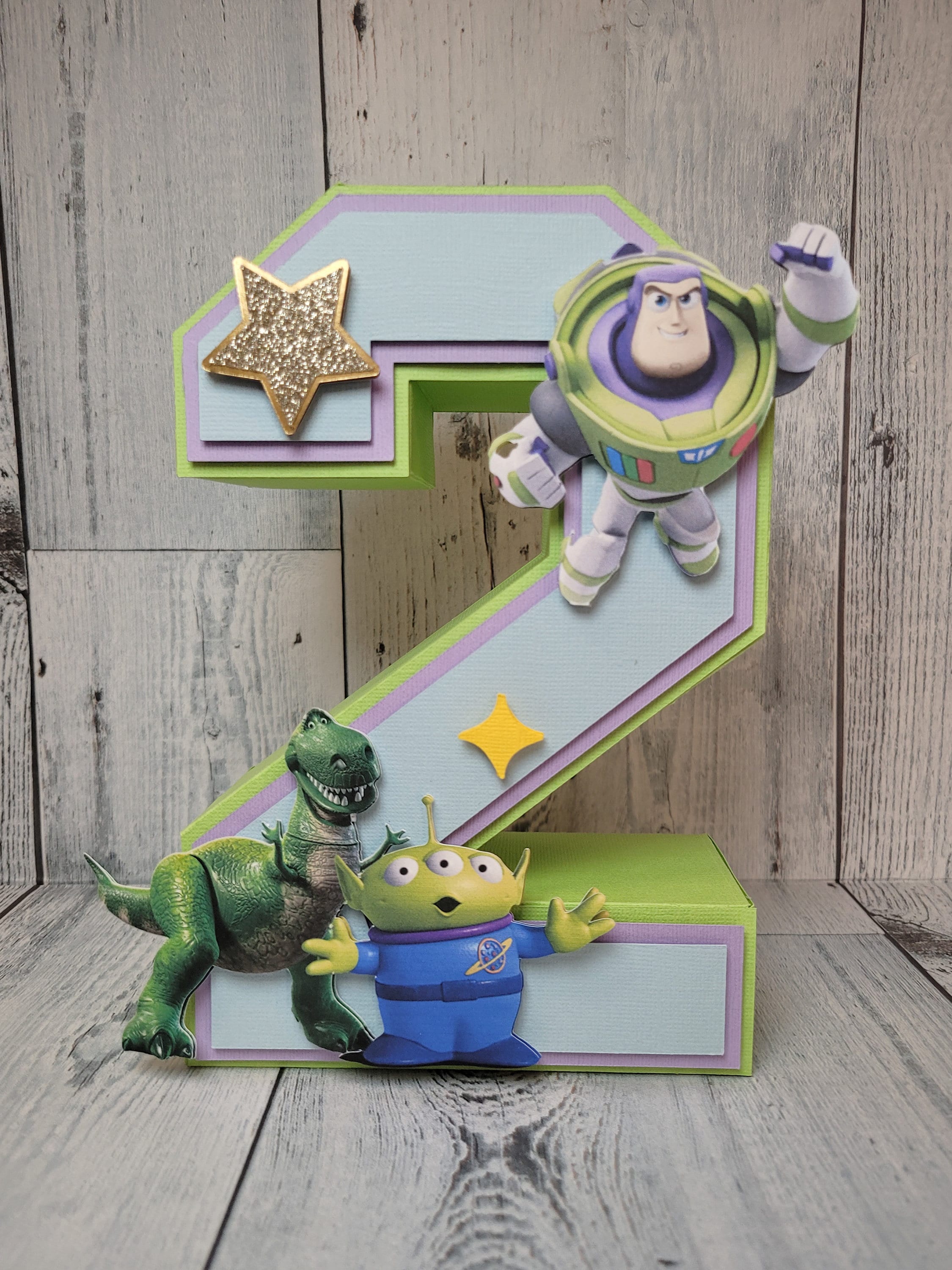 Letras 3D de Buzz Lightyear personalizables - Etsy México