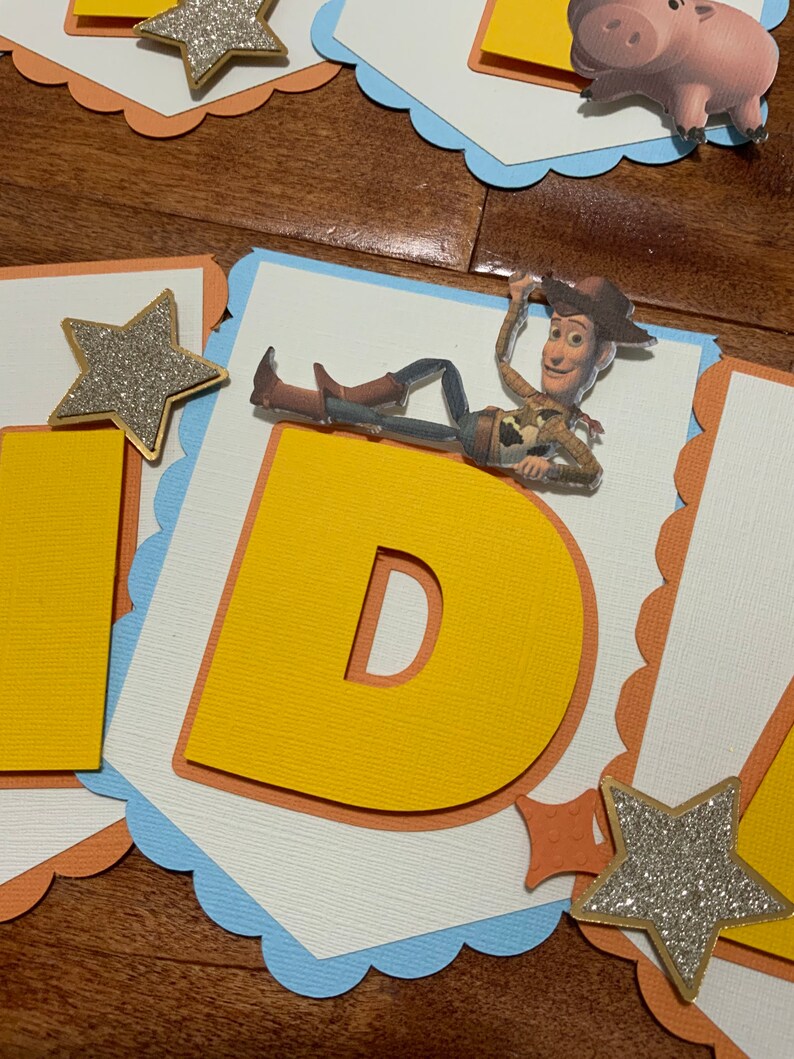 Toy Story Banner (3D) Customizable - Etsy