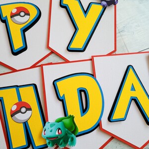 Pokemon Banner (3D) - Etsy