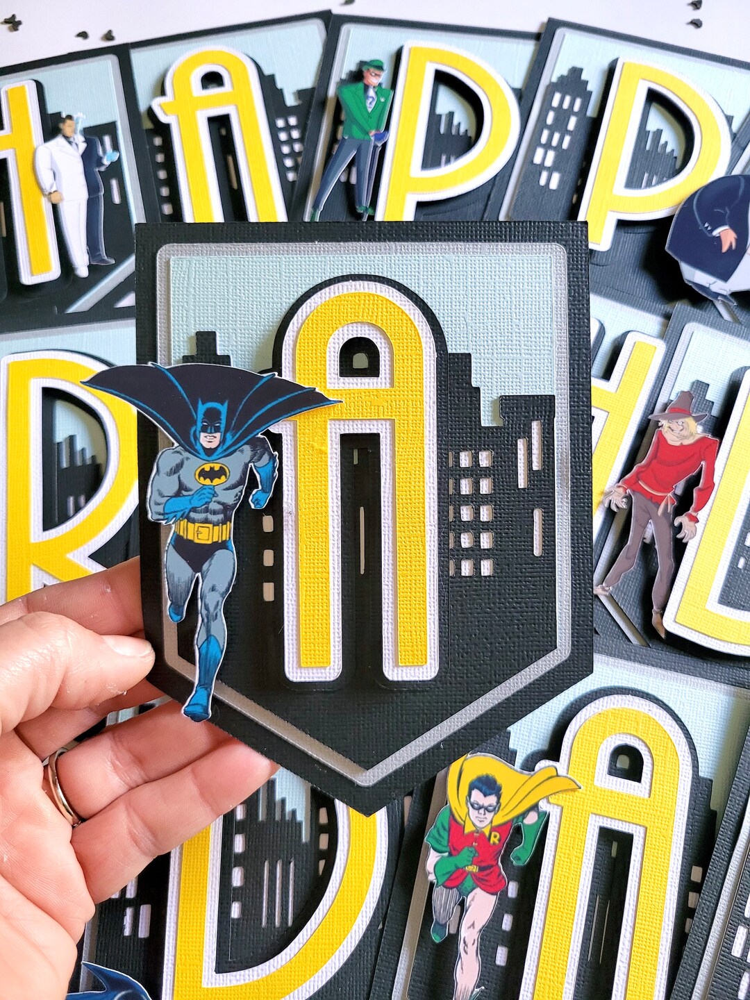 Darkbat Banner, Villians Banner (3D) - Etsy