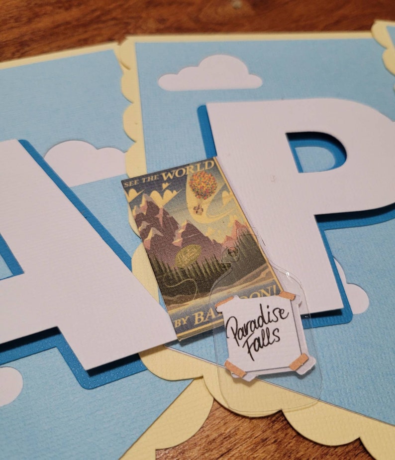 Pixar UP Banner (3D) - Etsy