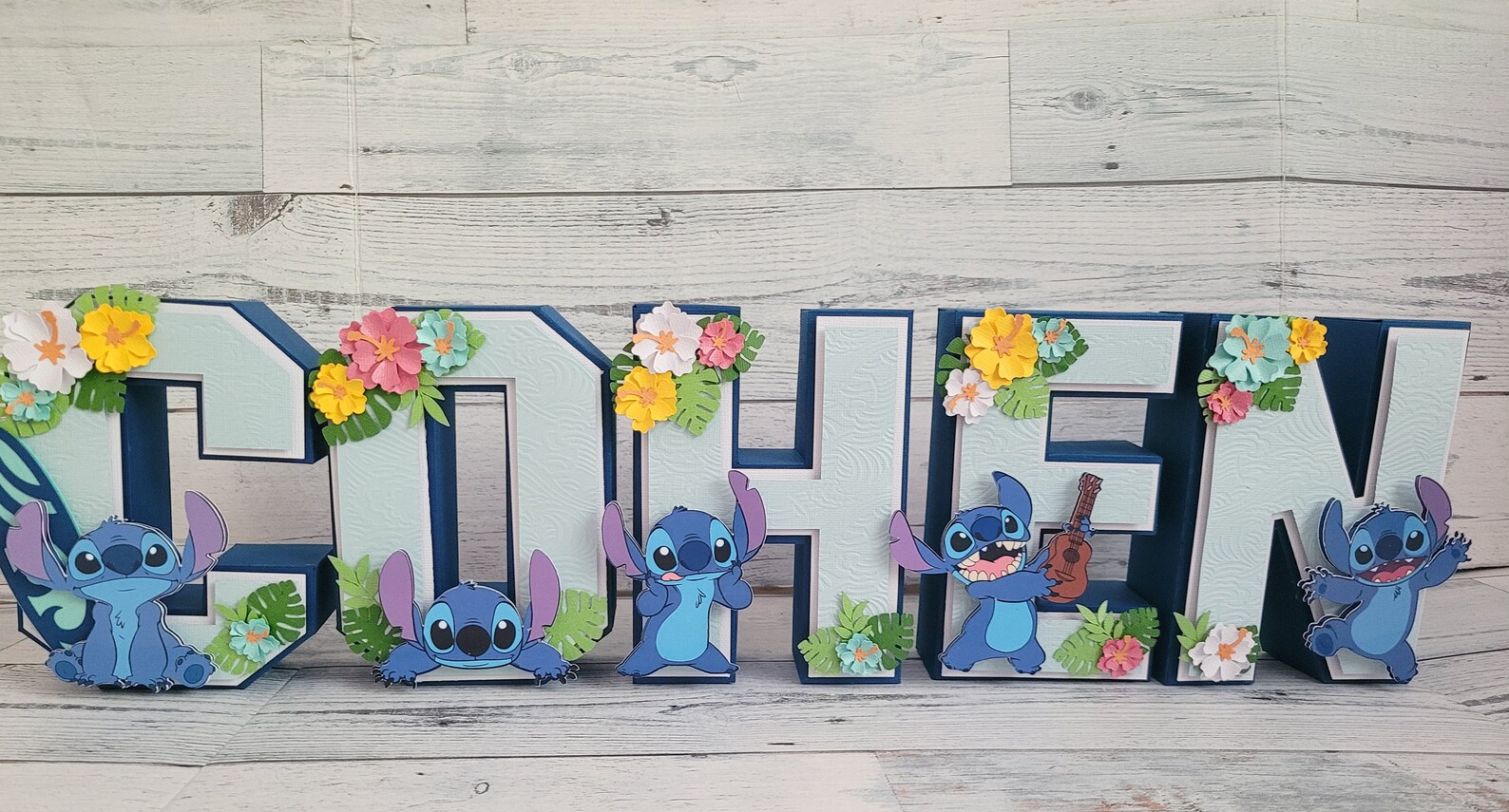 Lilo and Stitch 3D Letters (customizable) - Etsy
