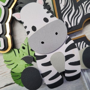 Zebra Cake Topper - Etsy