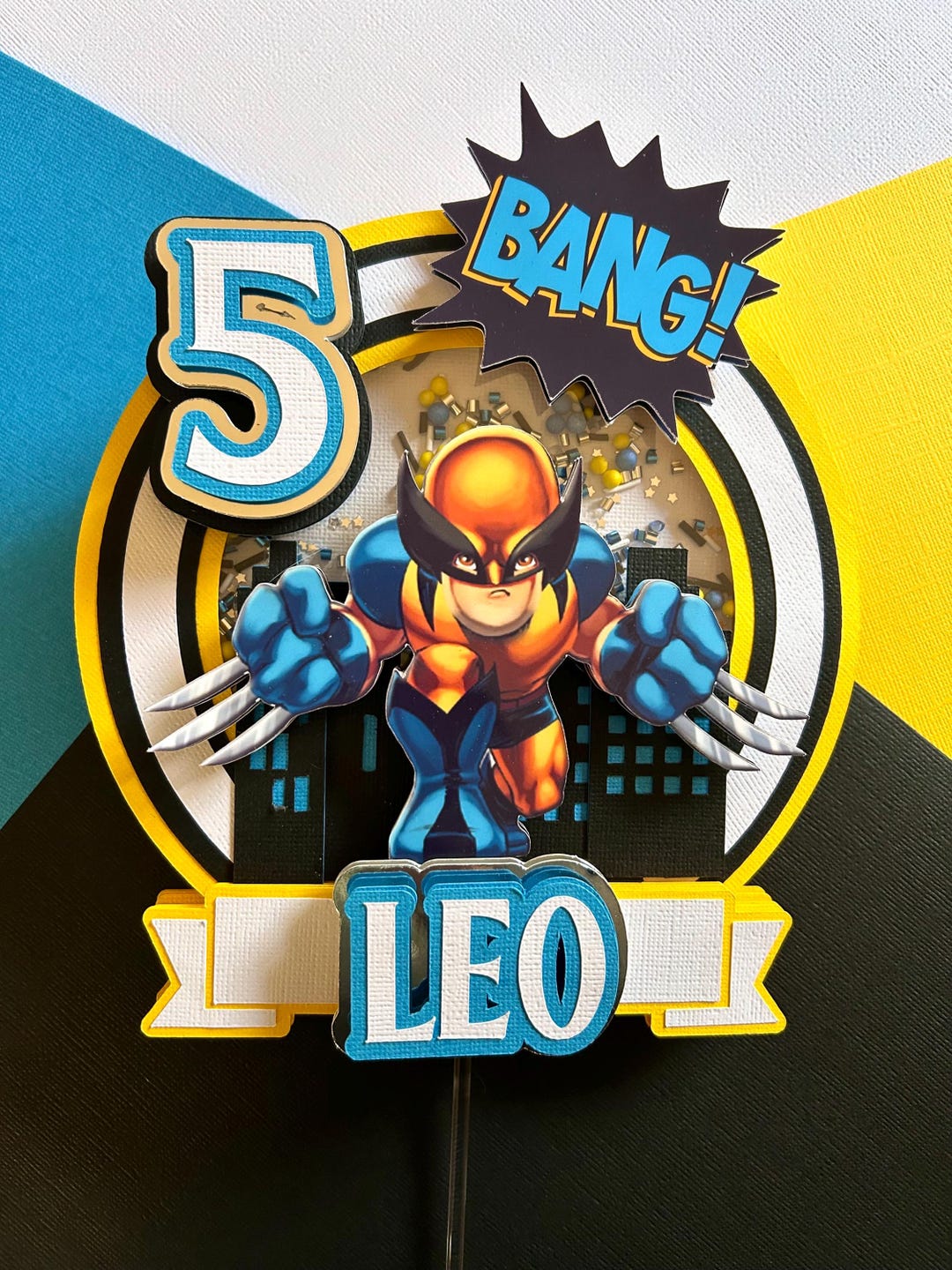 Wolverine Cake Topper (3D) - Etsy