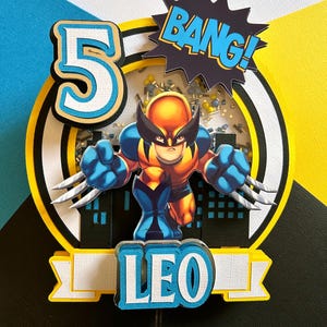 Wolverine Cake Topper (3D) - Etsy