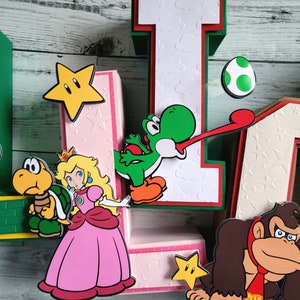 Mario Bros. 3D Letters/numbers - Etsy