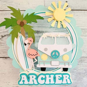 Vintage Surf Cake Topper - Etsy