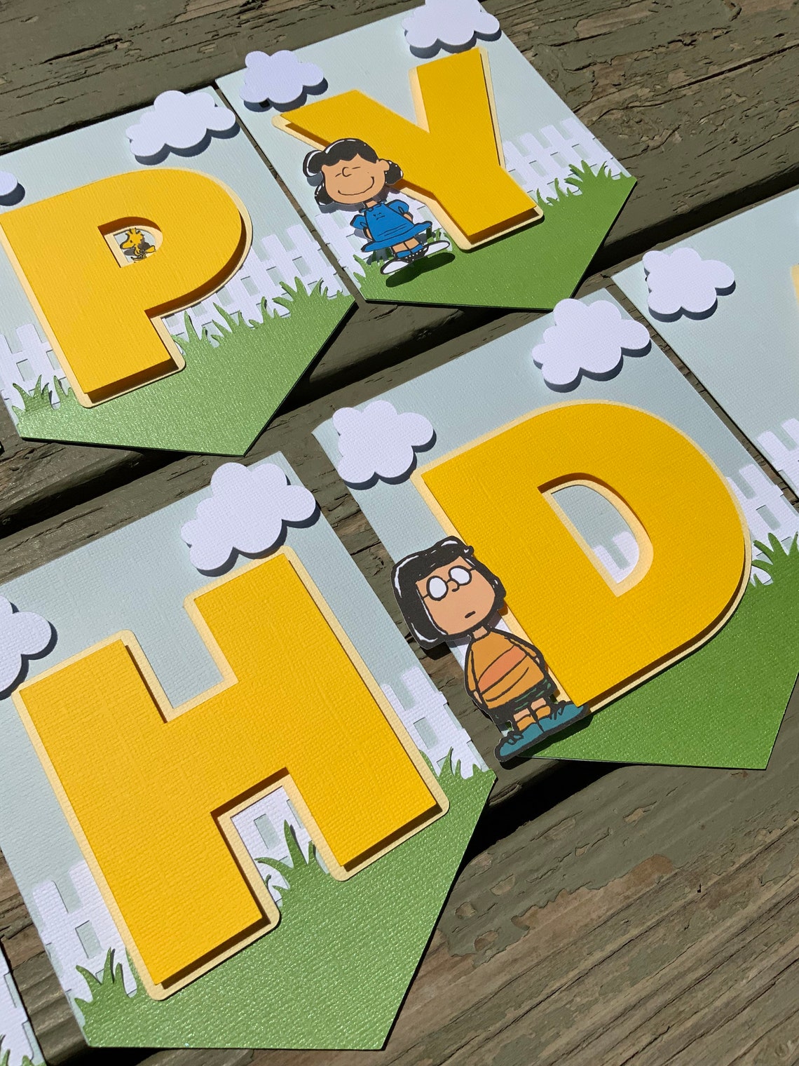 Charlie Brown Birthday Banner - Etsy