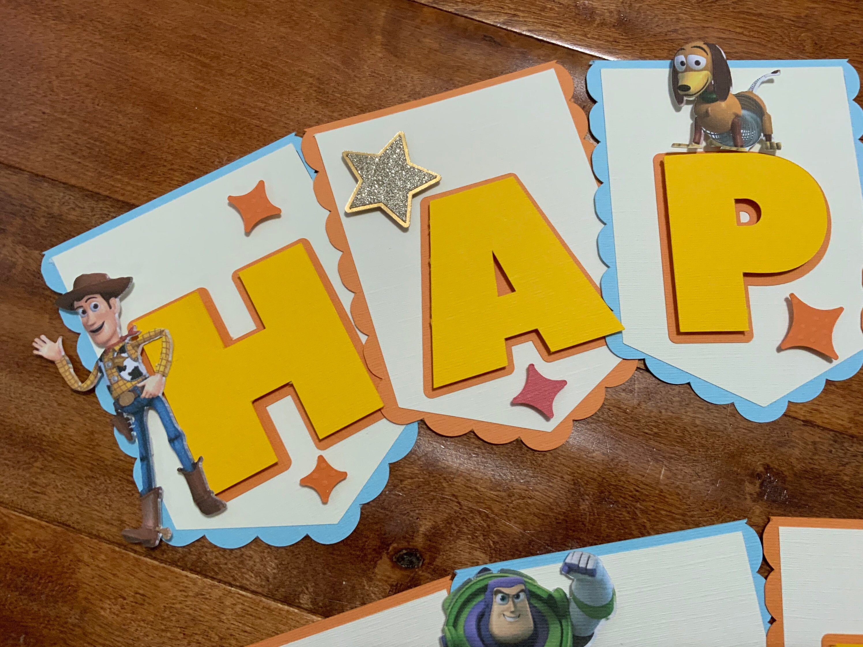 Toy Story Banner (3D) Customizable - Etsy