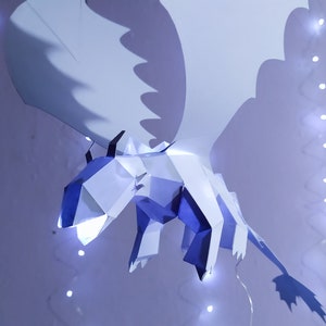 DIY Toothless Papercraft | Night Fury Templates | Night Fury Lamp - Etsy