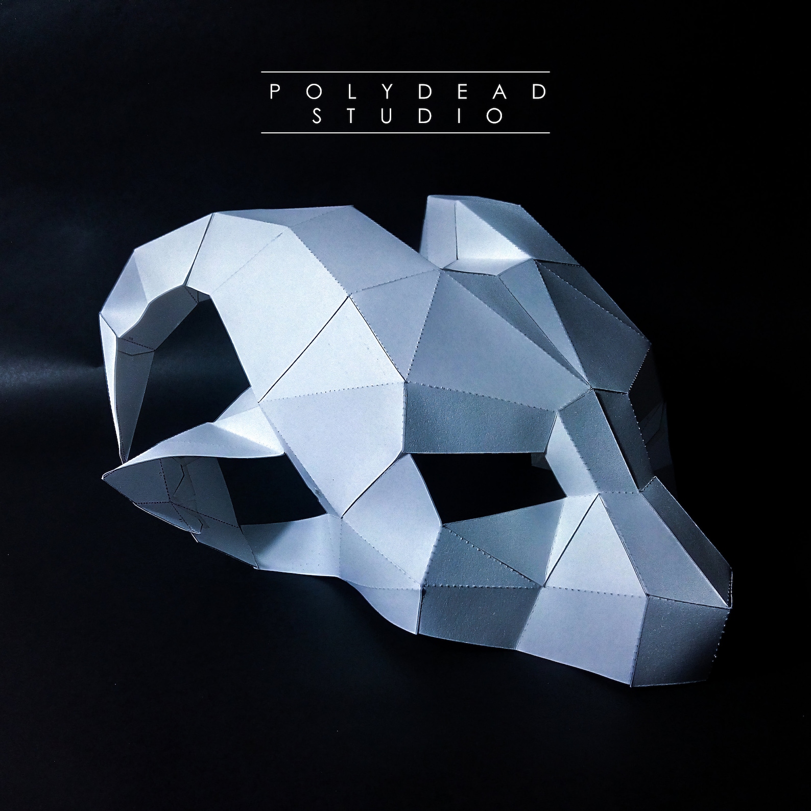 DIY Black Phillip Papercraft Mask Baphomet Lowpoly Goat - Etsy