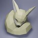 DIY Fennec Fox Papercraft DXF Fennec Fox Templates Low Poly Fennec - Etsy