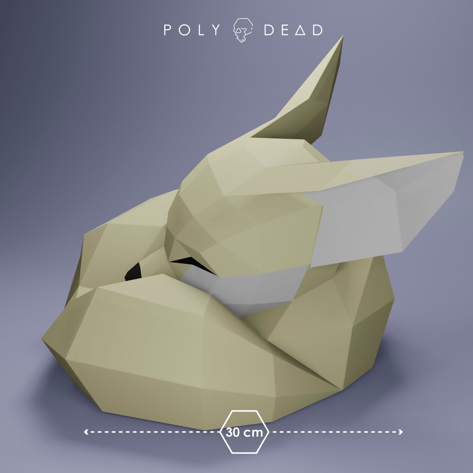 DIY Fennec Fox Papercraft DXF / Plantillas Fennec Fox / Low Poly Fennec ...
