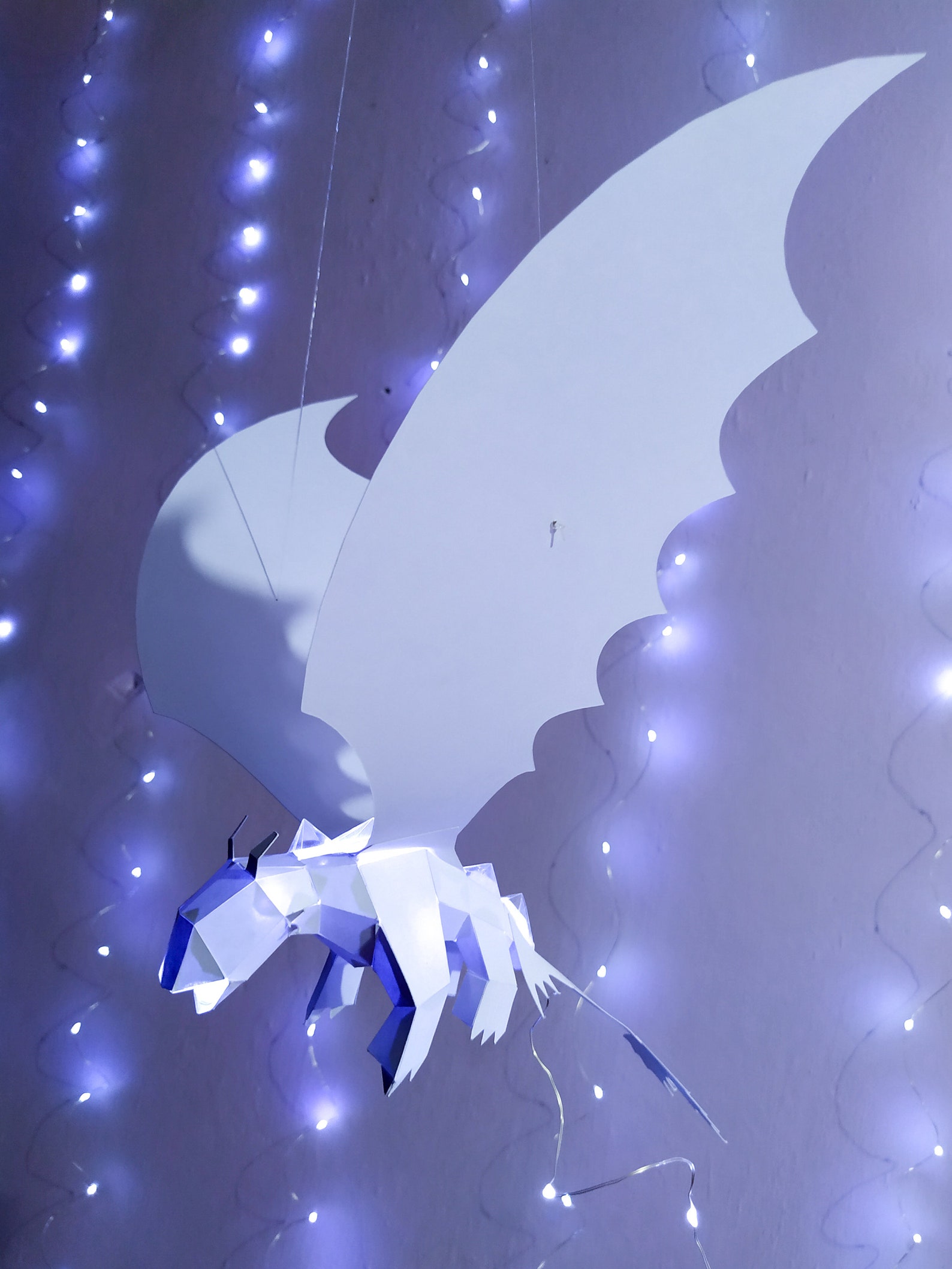 DIY Toothless Papercraft | Night Fury Templates | Night Fury Lamp - Etsy