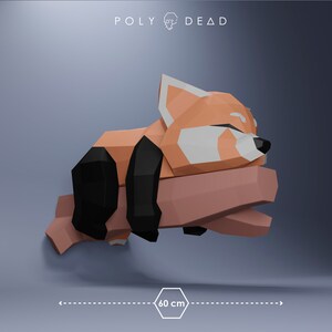 DIY Red Panda Papercraft | Red Panda Decoration | Red Panda Templates ...
