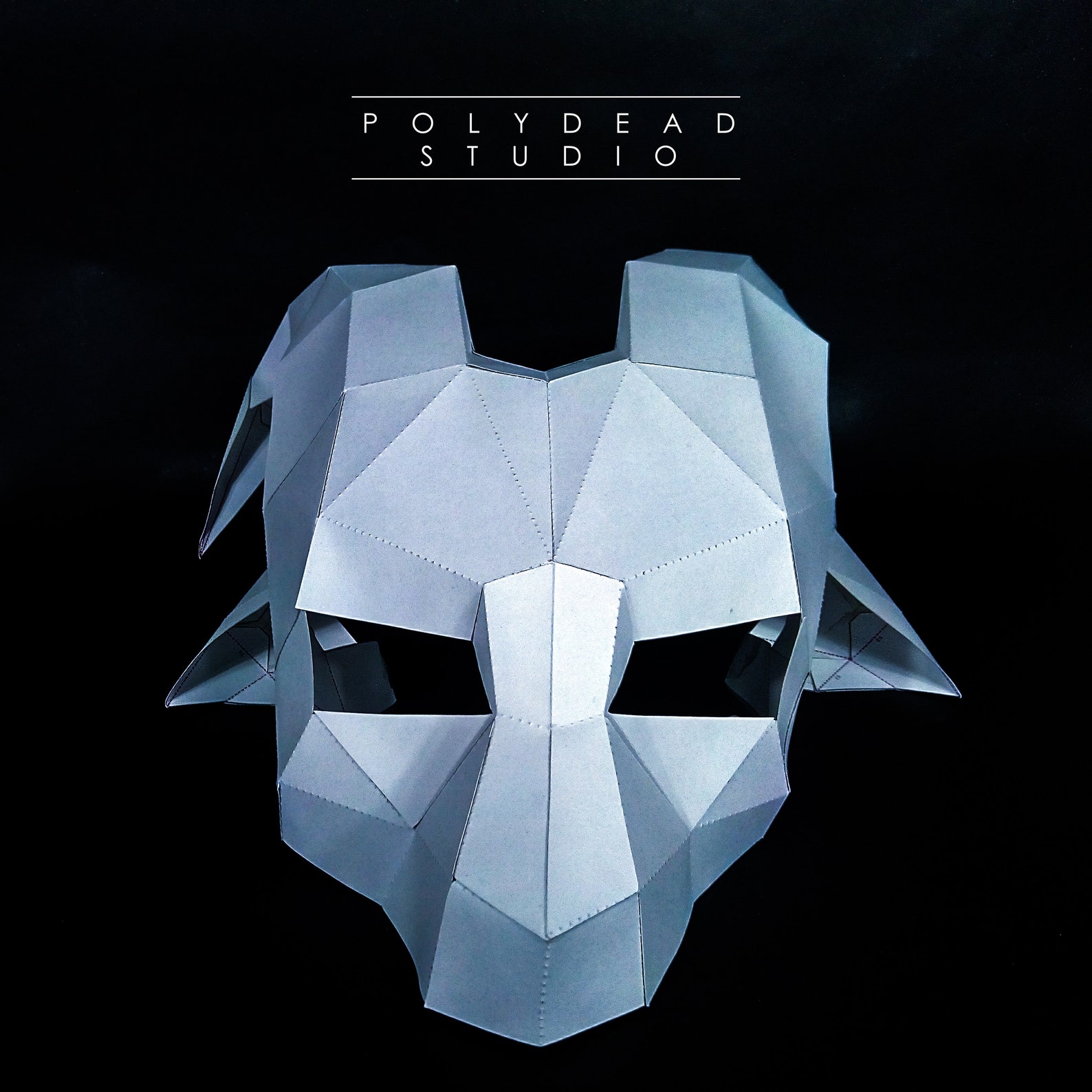 DIY Black Phillip Papercraft Mask Baphomet Lowpoly Goat - Etsy