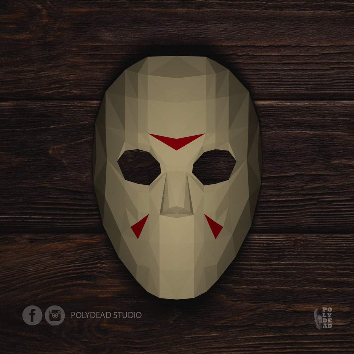 DIY Jason Voorhees Papercraft Mask Hockey Mask Friday the | Etsy