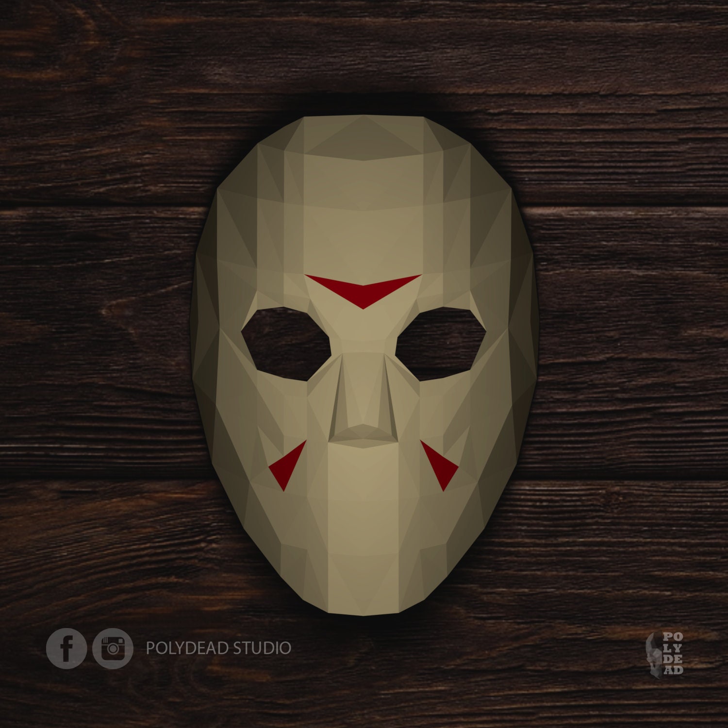 DIY Jason Voorhees Papercraft Mask Hockey Mask Friday the | Etsy