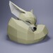 DIY Fennec Fox Papercraft DXF Fennec Fox Templates Low Poly Fennec - Etsy