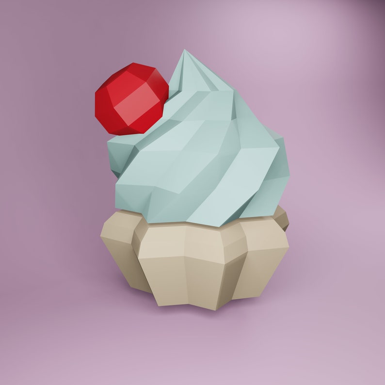 DIY Cupcakes Papercraft Cupcake Template Paper Cupcake - Etsy Australia