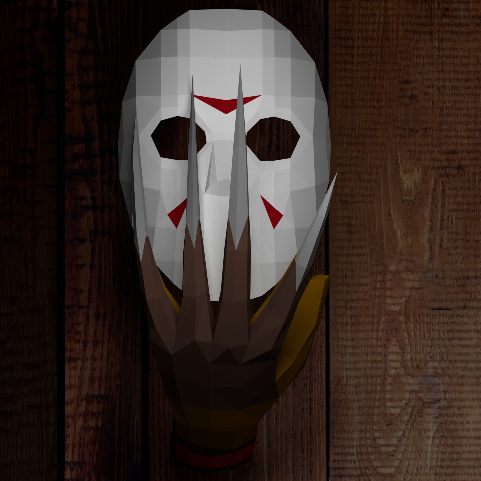 DIY Jason Voorhees Papercraft Mask Hockey Mask Friday the | Etsy