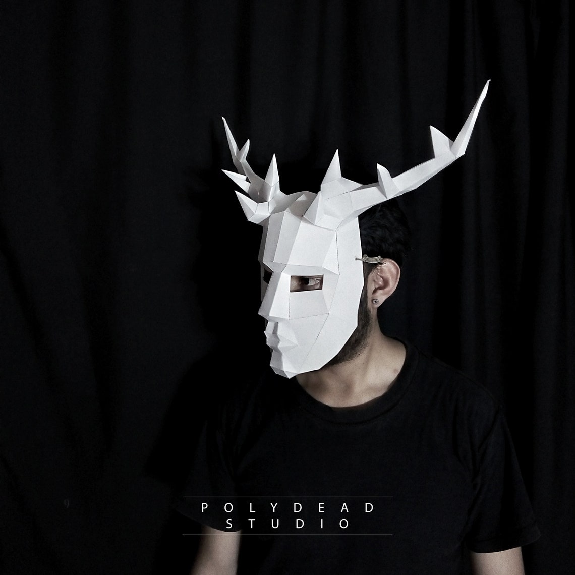 DIY Wendigo Halloween Mask Hannibal Lecter Mask Papercraft | Etsy