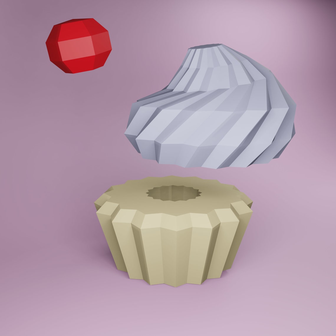 DIY Cupcakes Papercraft | Cupcake Template | Paper Cupcake - Etsy Canada