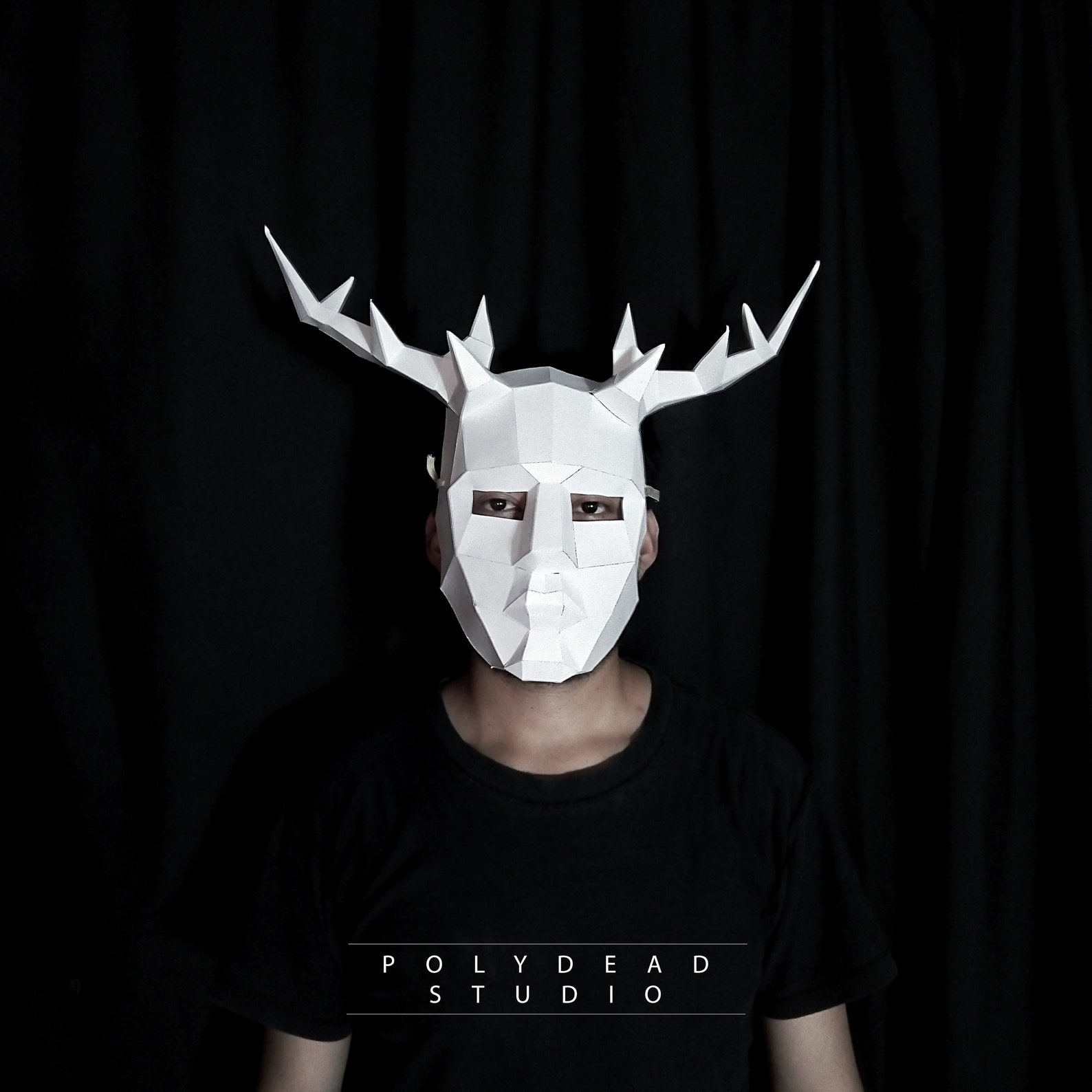 DIY Wendigo Halloween Mask Hannibal Lecter Mask Papercraft | Etsy