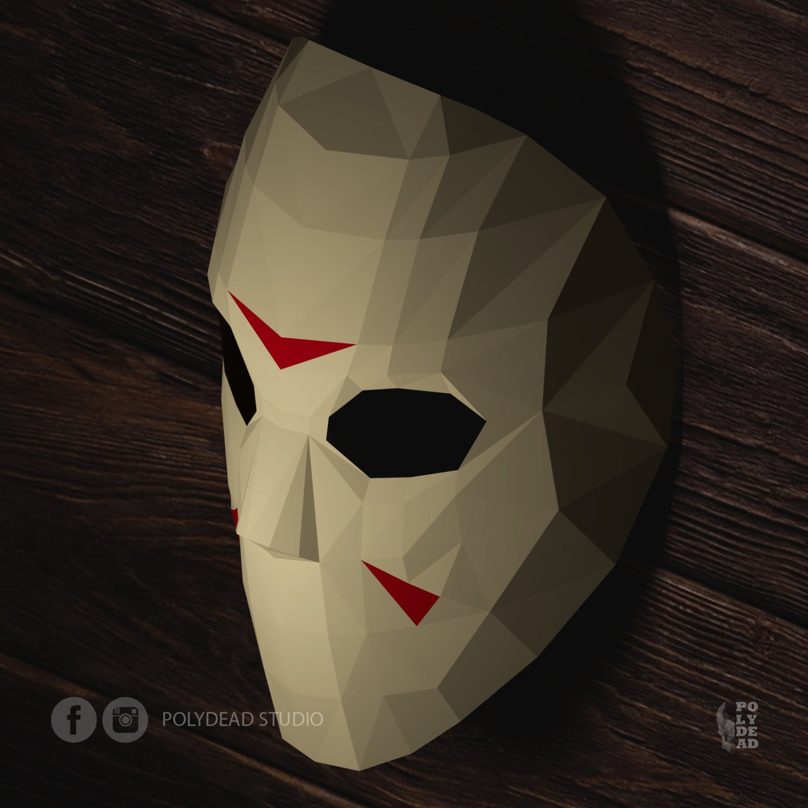 Buy DIY Jason Voorhees Papercraft Mask Hockey Mask Friday the Online in ...