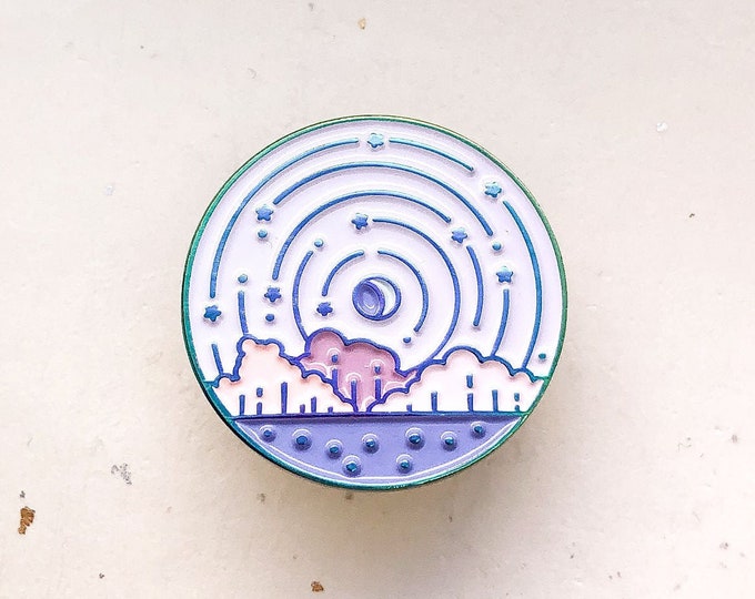 Star Fall Duochrome Enamel Pin - Etsy