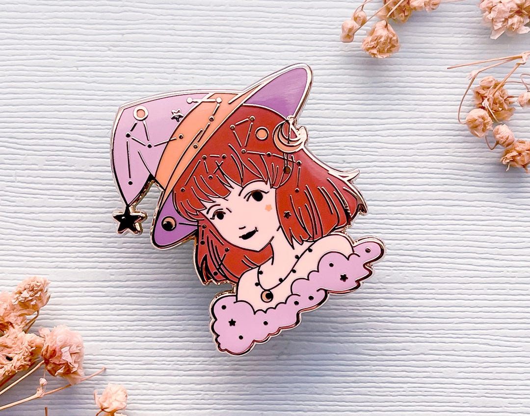 November Witch Topaz Enamel Pin - Etsy