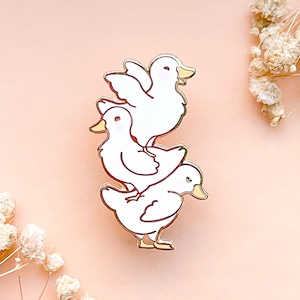 Cute Mini Ducks Quack Stack Enamel Pin - Etsy