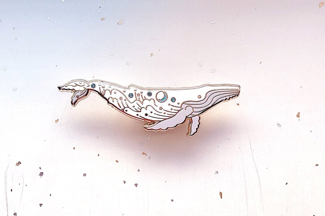 Star Surf Humpback Whale Enamel Pin sea and Sky - Etsy