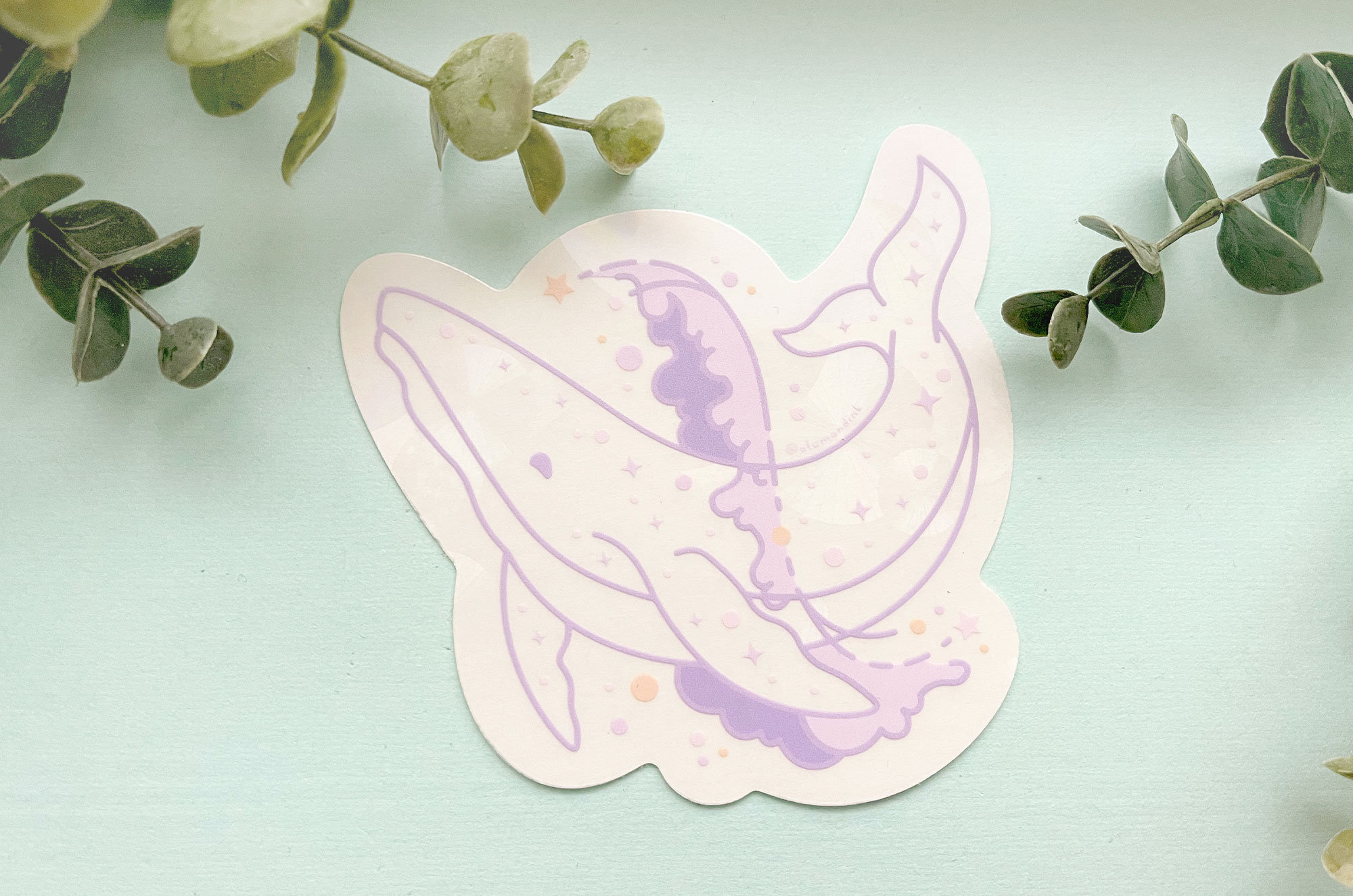 Breaching Whale Sun Catcher Window Decal Sticker | Etsy