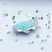 Happy Whale Shark Enamel Pin - Etsy