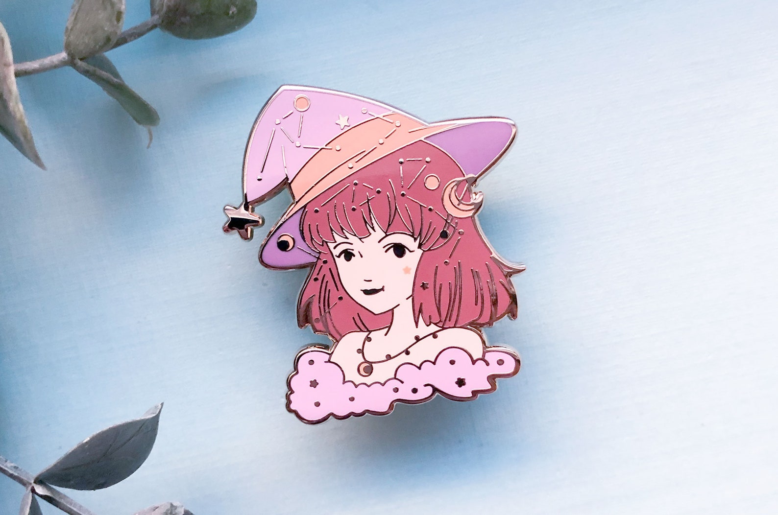 November Witch Topaz Enamel Pin | Etsy