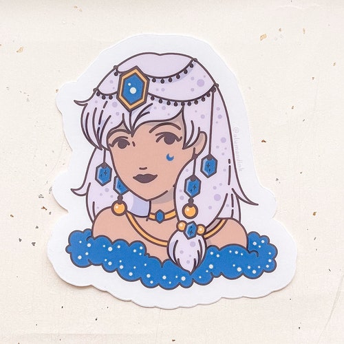 Ruby July Star Witch Clear Vinyl Sticker - Etsy