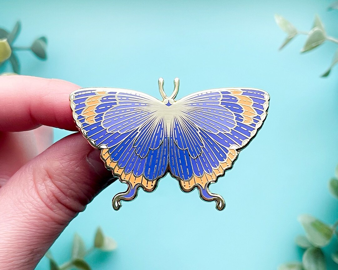 Colorado Hairstreak Butterfly (hypaurotis Crysalus) Enamel Pin - Etsy