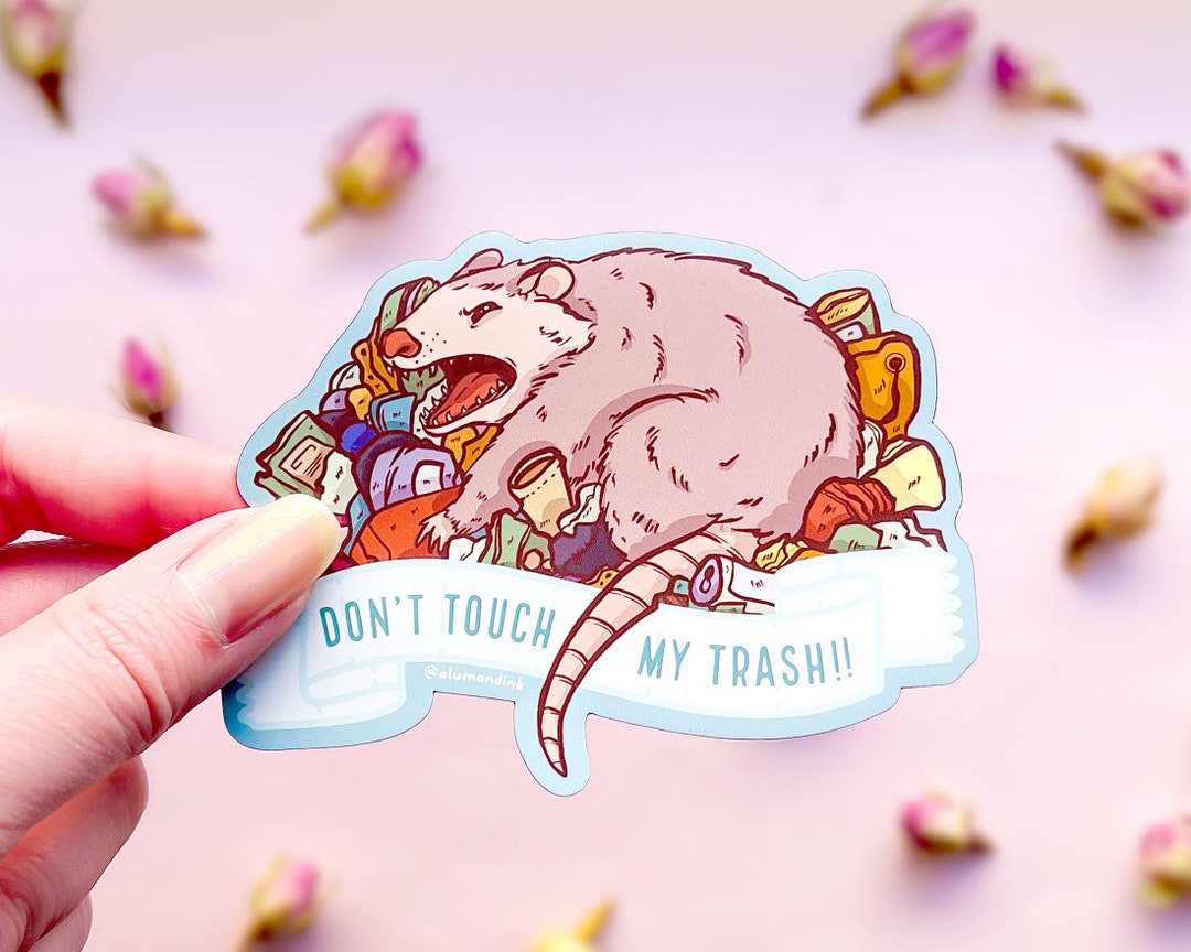 Don't Touch My Trash Possum Magnet - Etsy